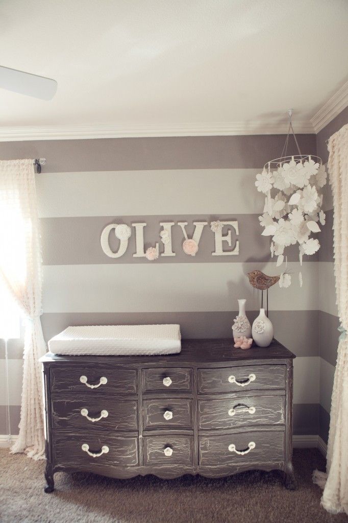 DIY Nursery Design With Baby Name On Wall HomeDesignBoard